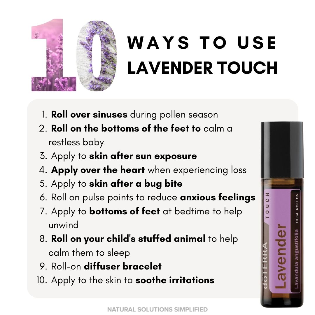 dōTERRA Lavender Touch - 10ml – The Essential Oil Shop